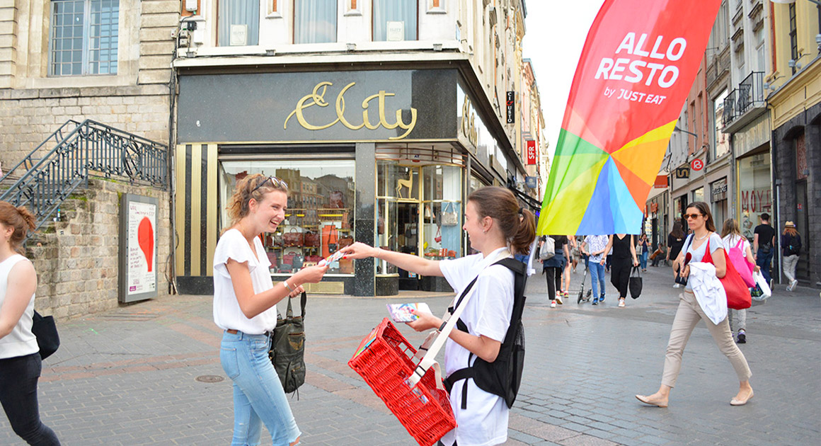 Allo Resto en street marketing - Keemia Nantes Agence marketing local ...
